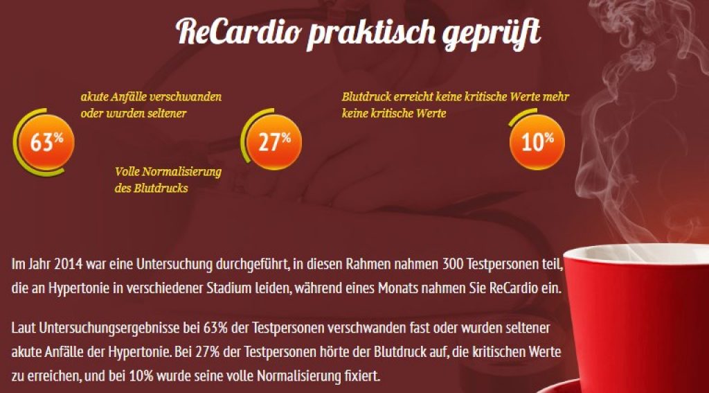 ᐉ RECARDIO Wirkung, Anwendung, Erfahrungen, Nebenwirkungen, Bewertung ...