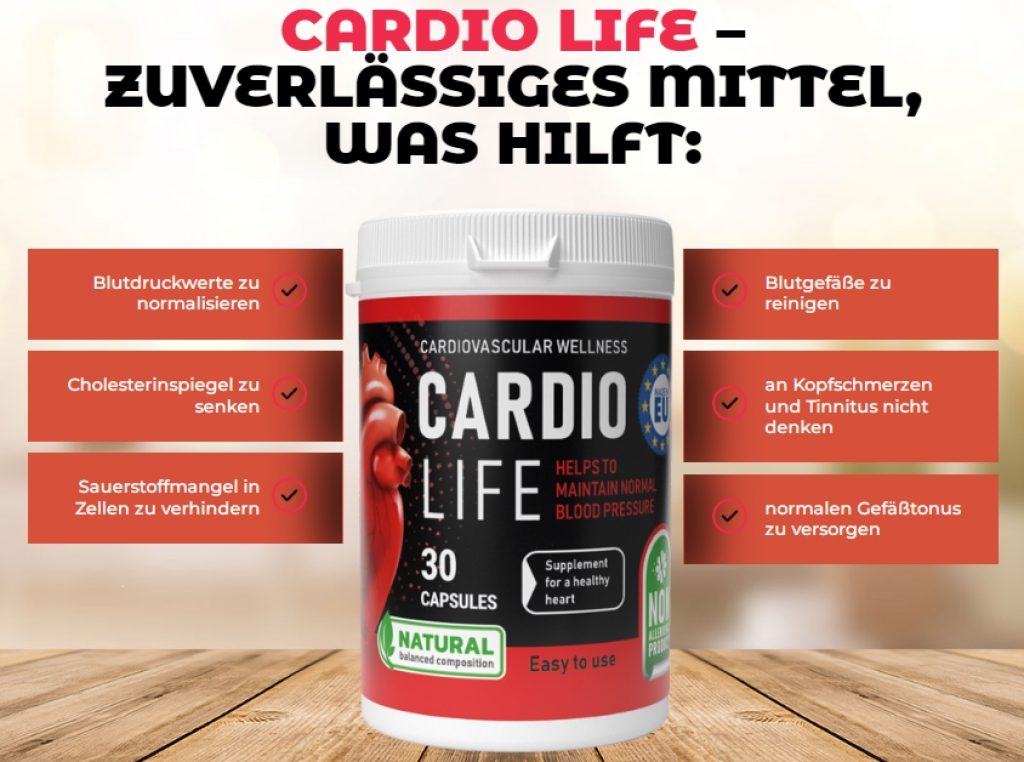 ᐉ Cardio Life Wirkung, Anwendung, Erfahrungen, Nebenwirkungen ...